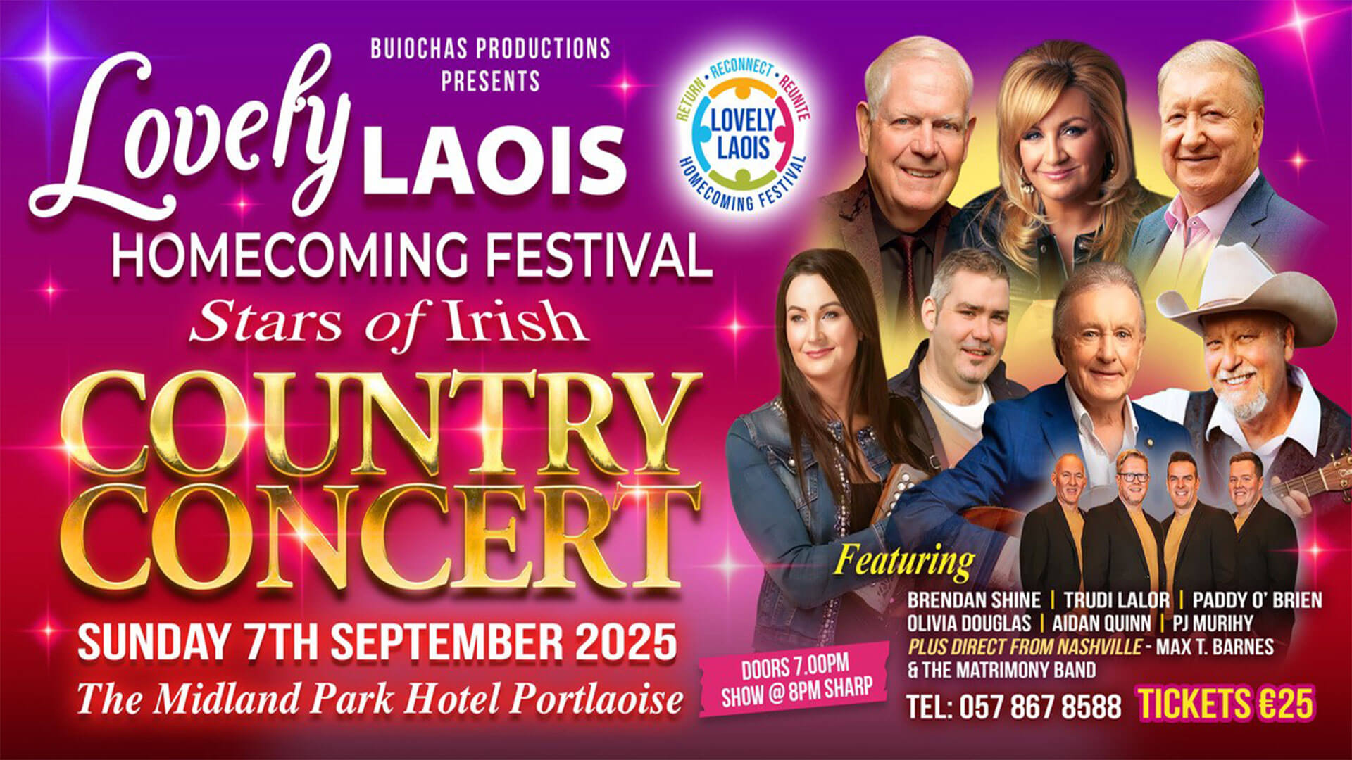 Stars of Irish Country Concert | Midlands Park Hotel